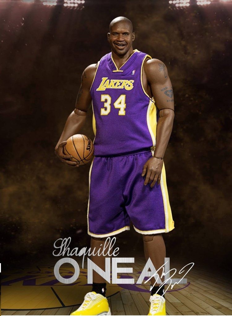 NBA Shaquille O'Neal 12 inch Purple Jersey Action Figure