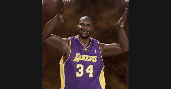 NBA Shaquille O'Neal 12 inch Purple Jersey Action Figure
