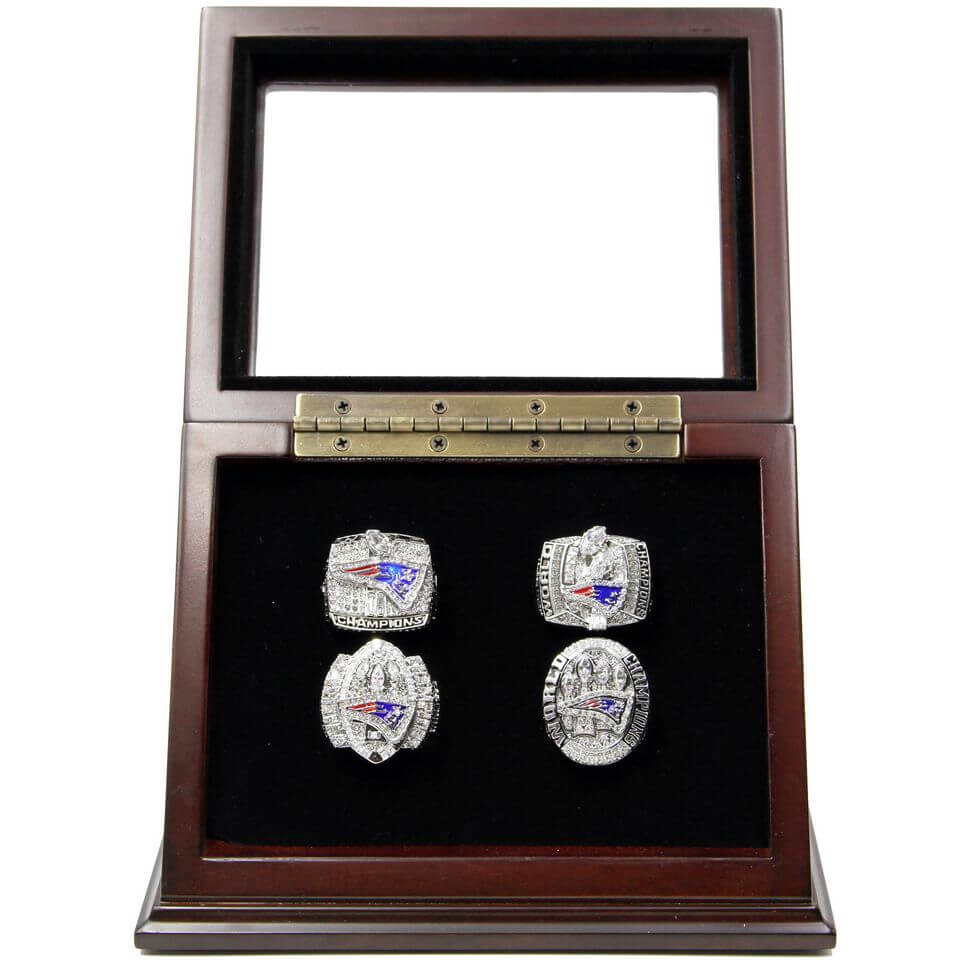 Wooden Display Case for Championship Rings